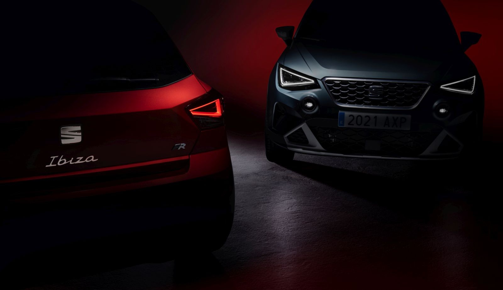 Seat: il teaser di Ibiza e Arona restyling