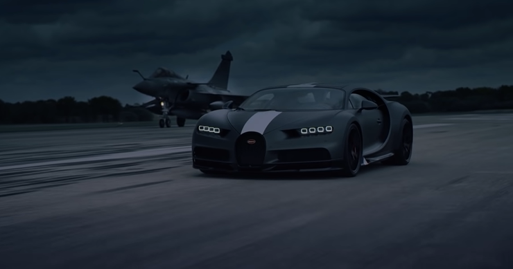 Ecco il duello tra la Bugatti Chiron Sport e il jet francese [Video ...