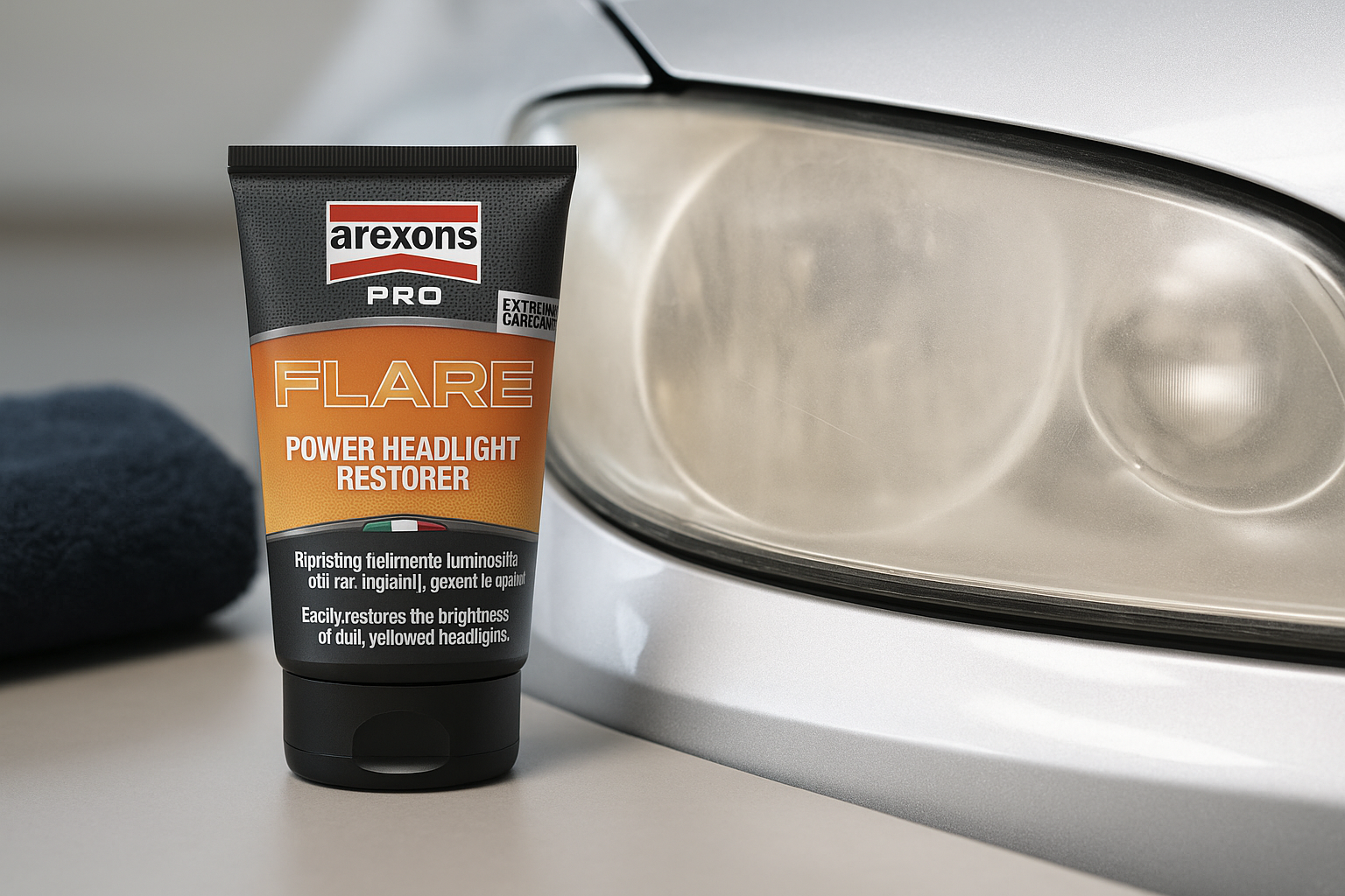 Fari come nuovi con Arexons Car Care Pro FLARE in offerta