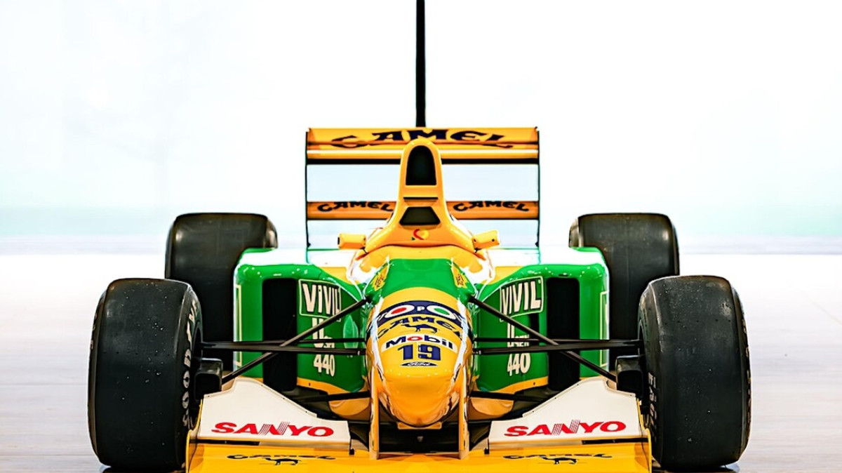 All'asta la Benetton della prima vittoria di Michael Schumacher a Spa