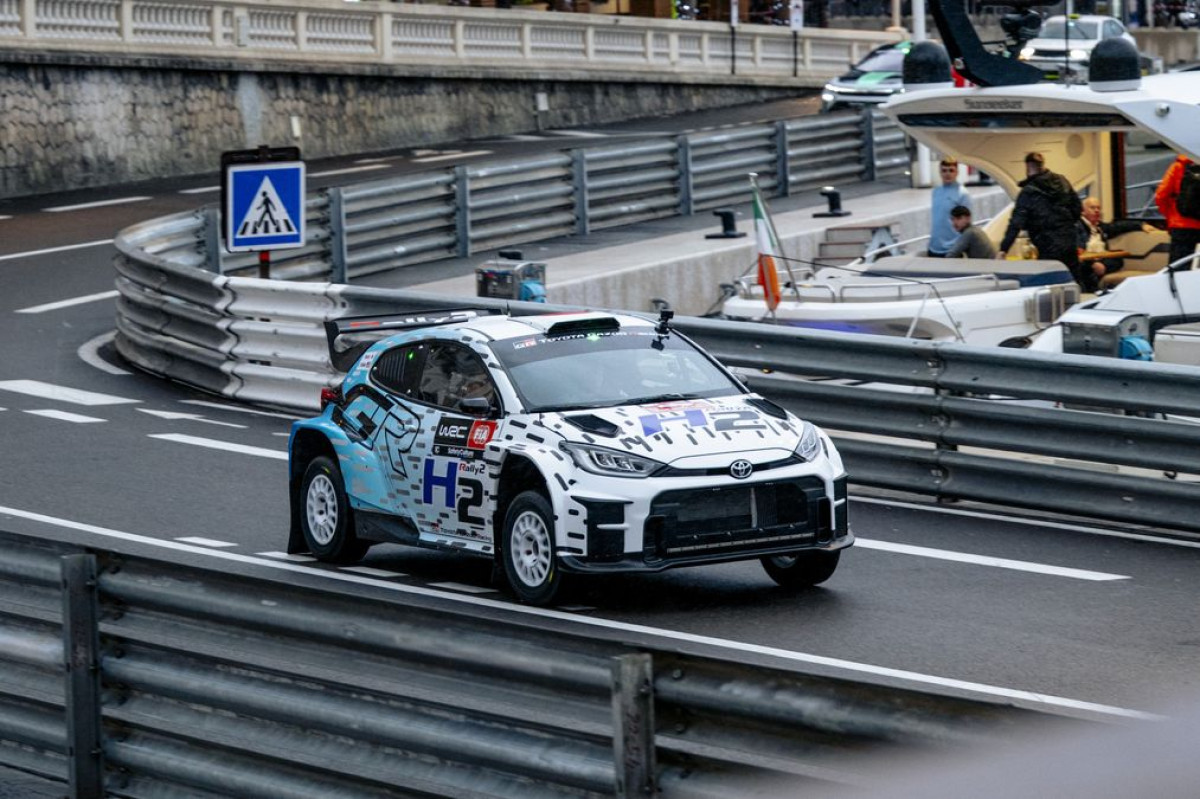 Toyota presenta la GR Yaris Rally2 a idrogeno a Montecarlo