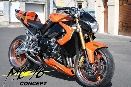 Yamaha R1 "1000 Aoranged" - Motoblog