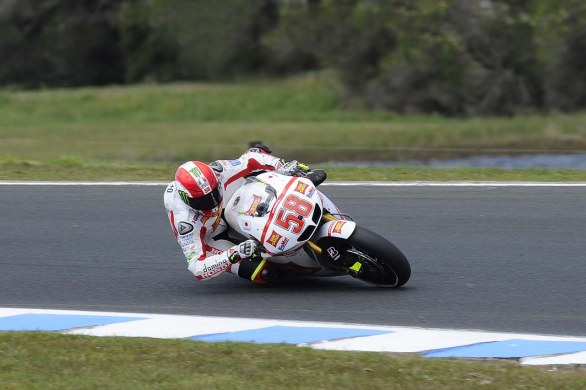 Foto sequenza caduta di Simoncelli nelle libere a Phillip Island - Motoblog