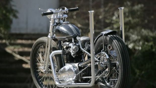 BSA A65 Custom by The Factory Metal Works - Motoblog