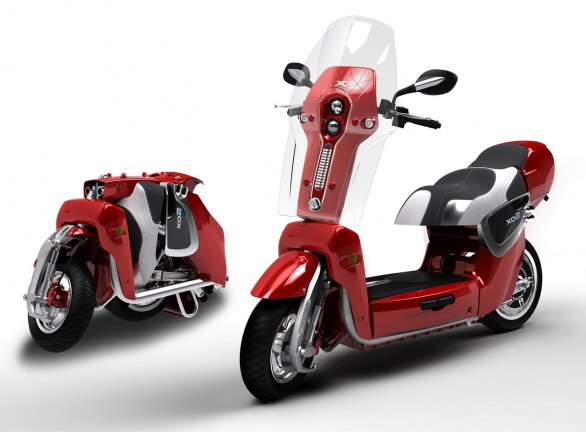 XOR Motors: scooter elettrico pieghevole XO2 2014 - Motoblog