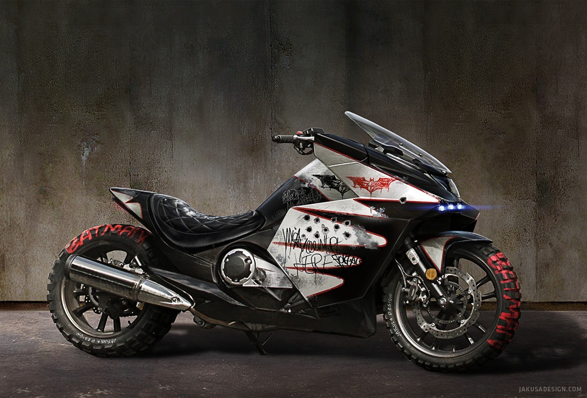 Honda NM4 Vultus Batman - Jakusa Design - Motoblog