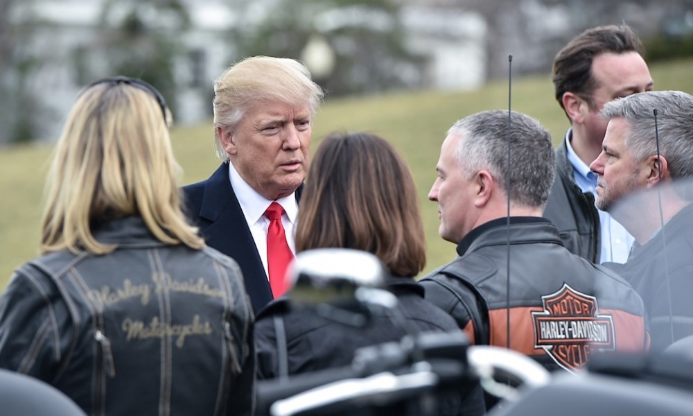 Donald Trump incontra i vertici Harley-Davidson - Motoblog