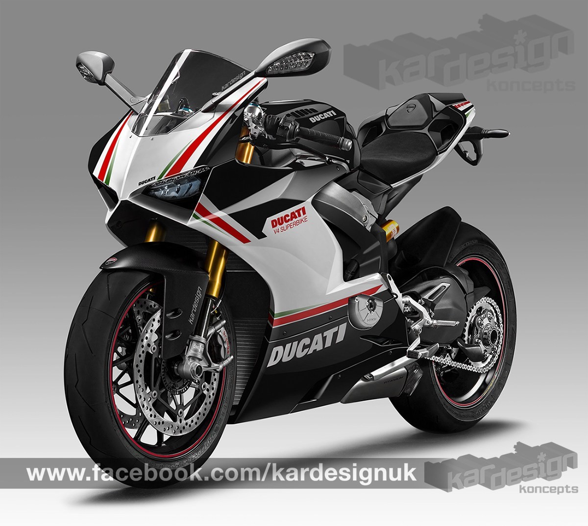 Ducati V4 renderings Kardesign Koncepts - Motoblog