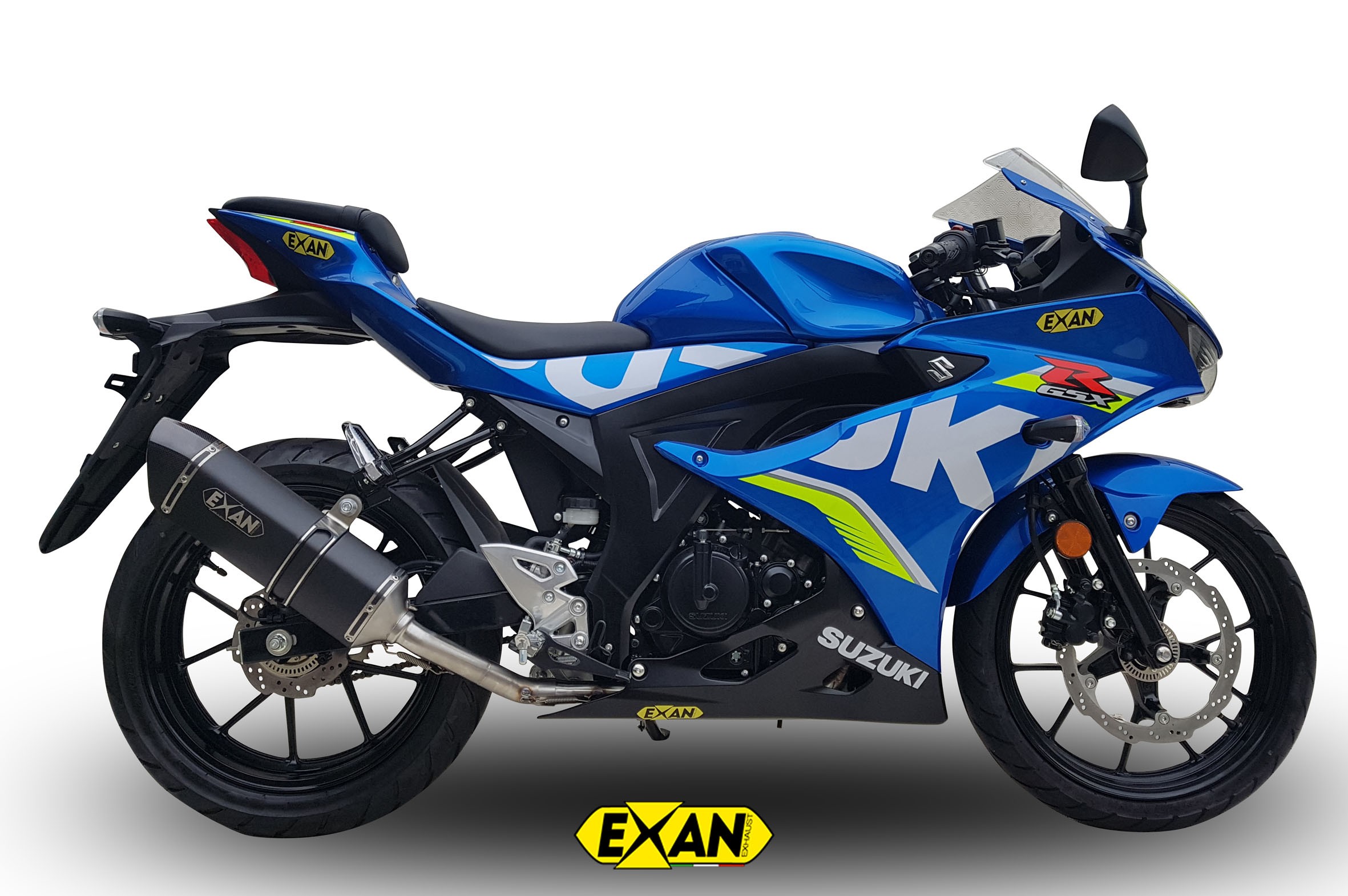 Suzuki GSX-R 125: sistema completo EXAN per sognare in grande - Motoblog