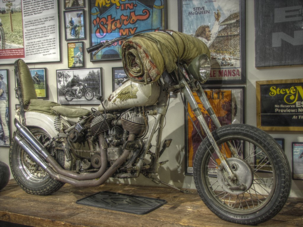 Steve McQueen: Indian Chief Rat Chopper - Motoblog