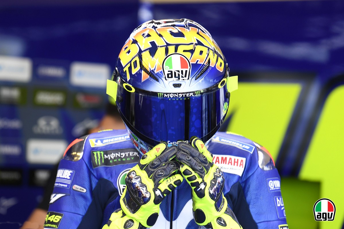 Valentino Rossi: ecco il casco speciale per Misano - Motoblog