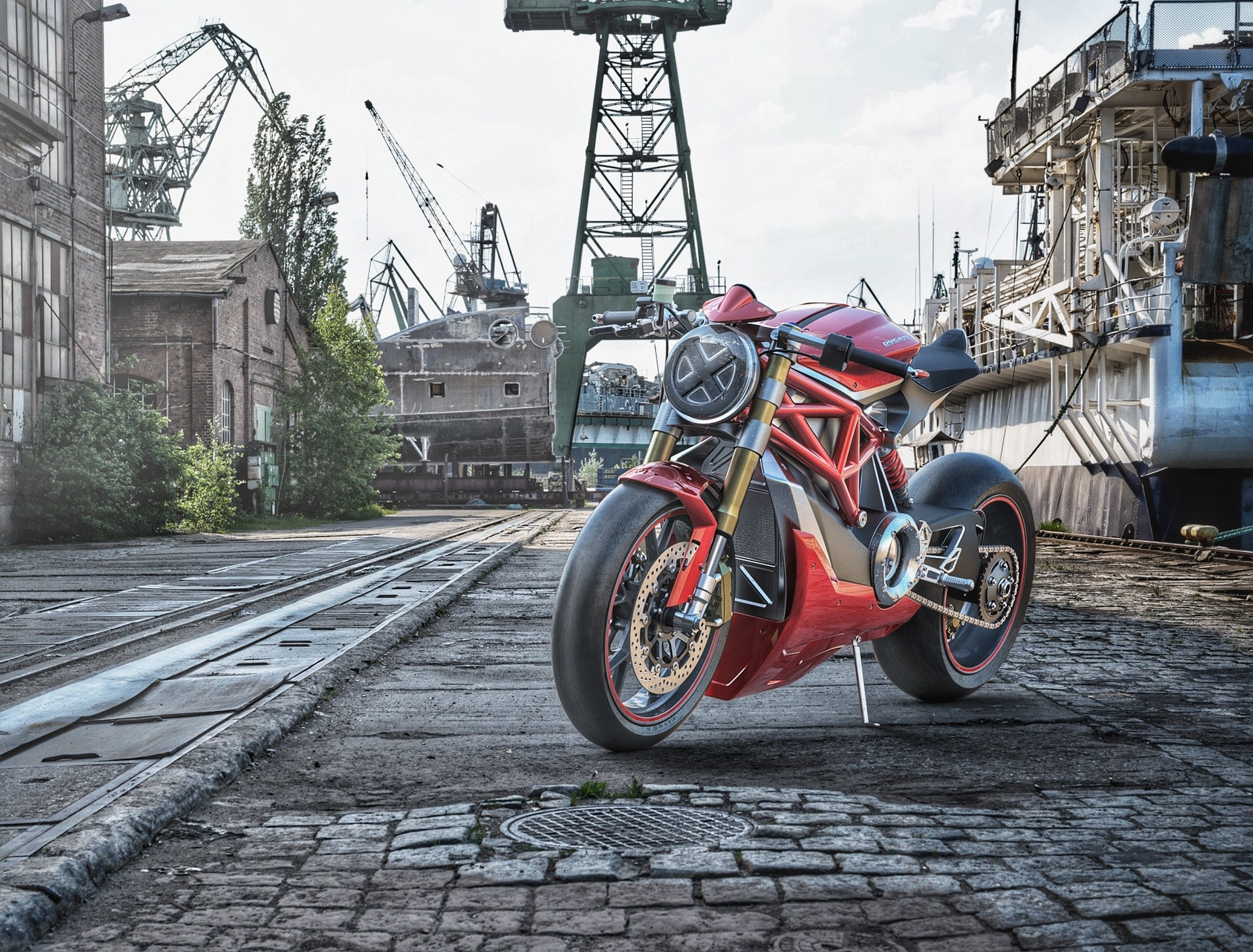 Ducati Elettrica, un giovane designer se l'immagina così! - Motoblog