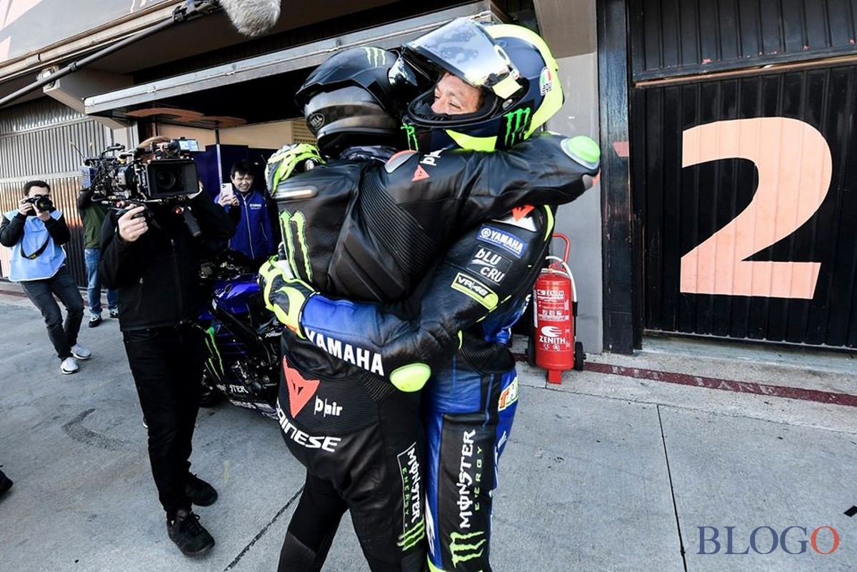 Valentino Rossi e Lewis Hamilton | Valencia 2019 - Motoblog