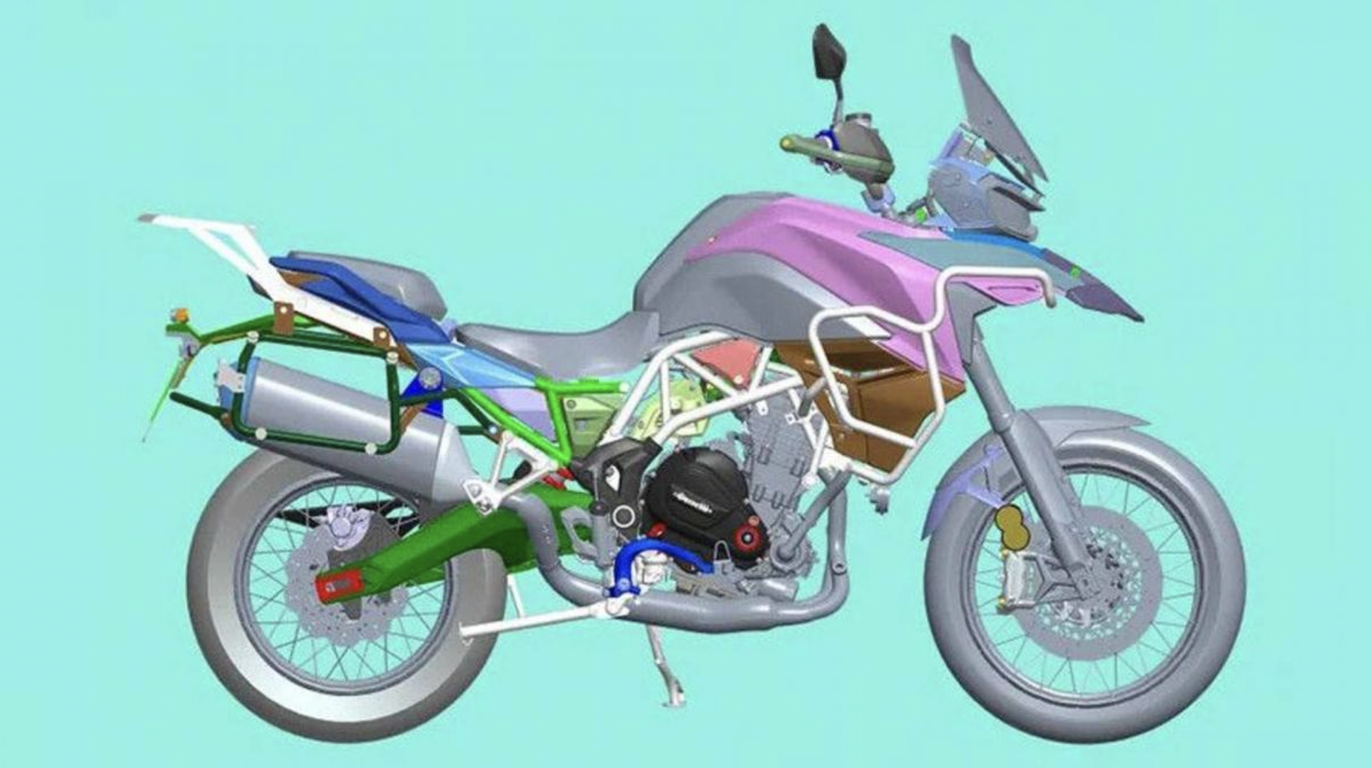 Benelli TRK 702, il brevetto rivela una vera adventure bike