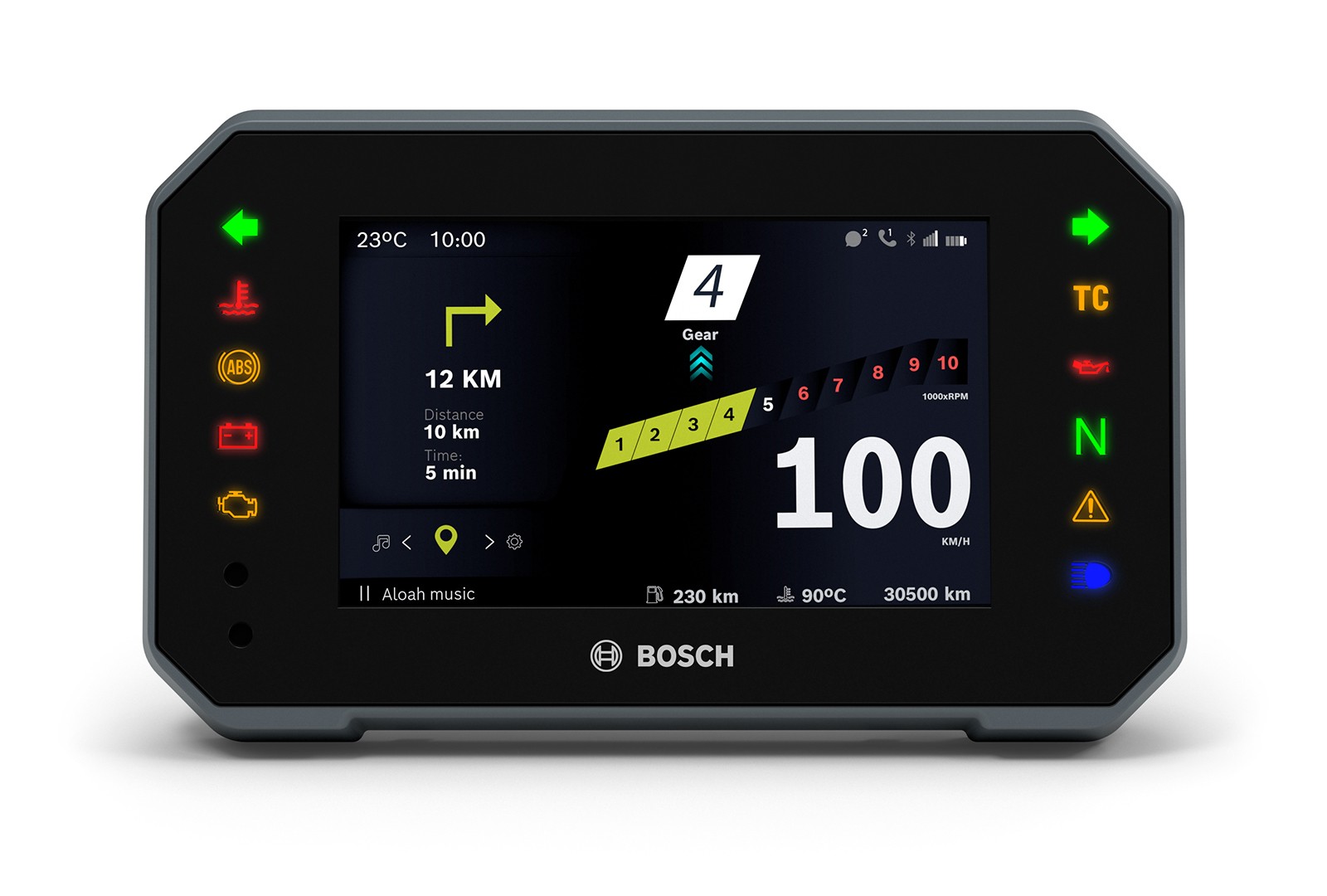Bosch Cluster TFT e Connectivity, i display da moto