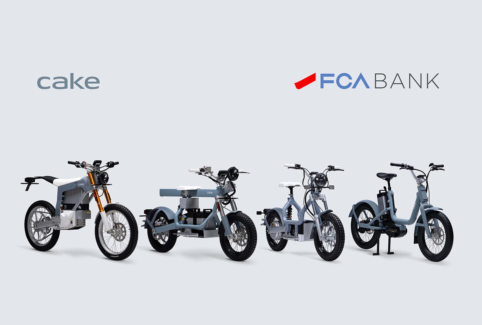 Moto elettriche, FCA Bank e CAKE siglano una partnership - Motoblog
