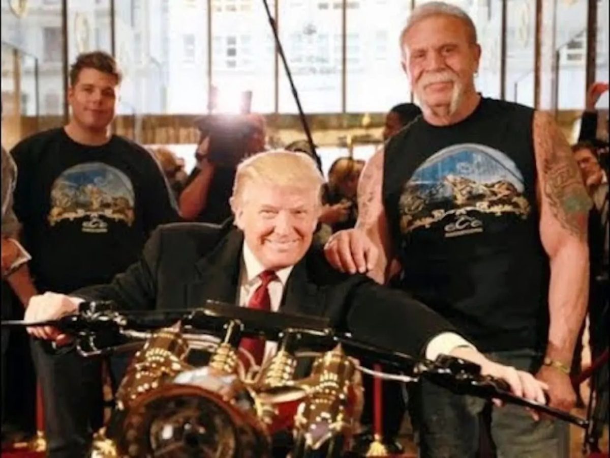 Il chopper di Donald Trump, la moto del Presidente degli USA