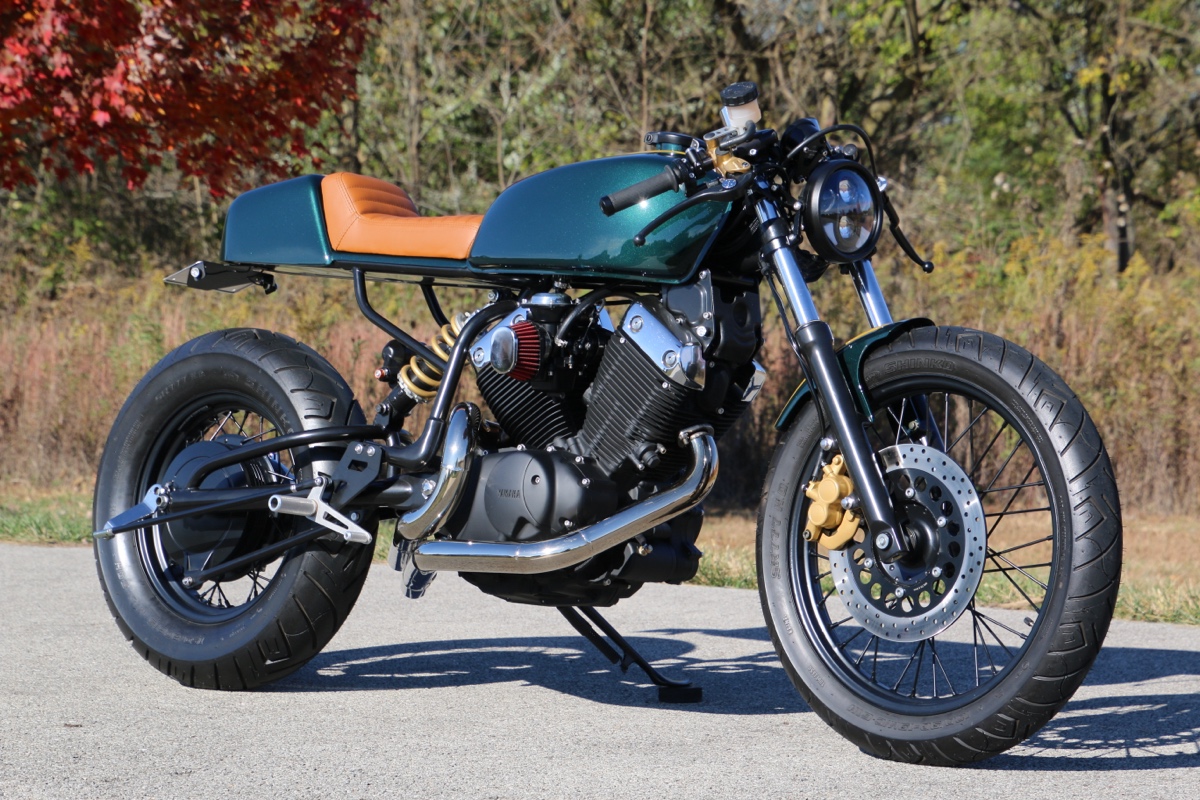 Classy Nuisance: restomod su Yamaha Virago 535 da 172 kg