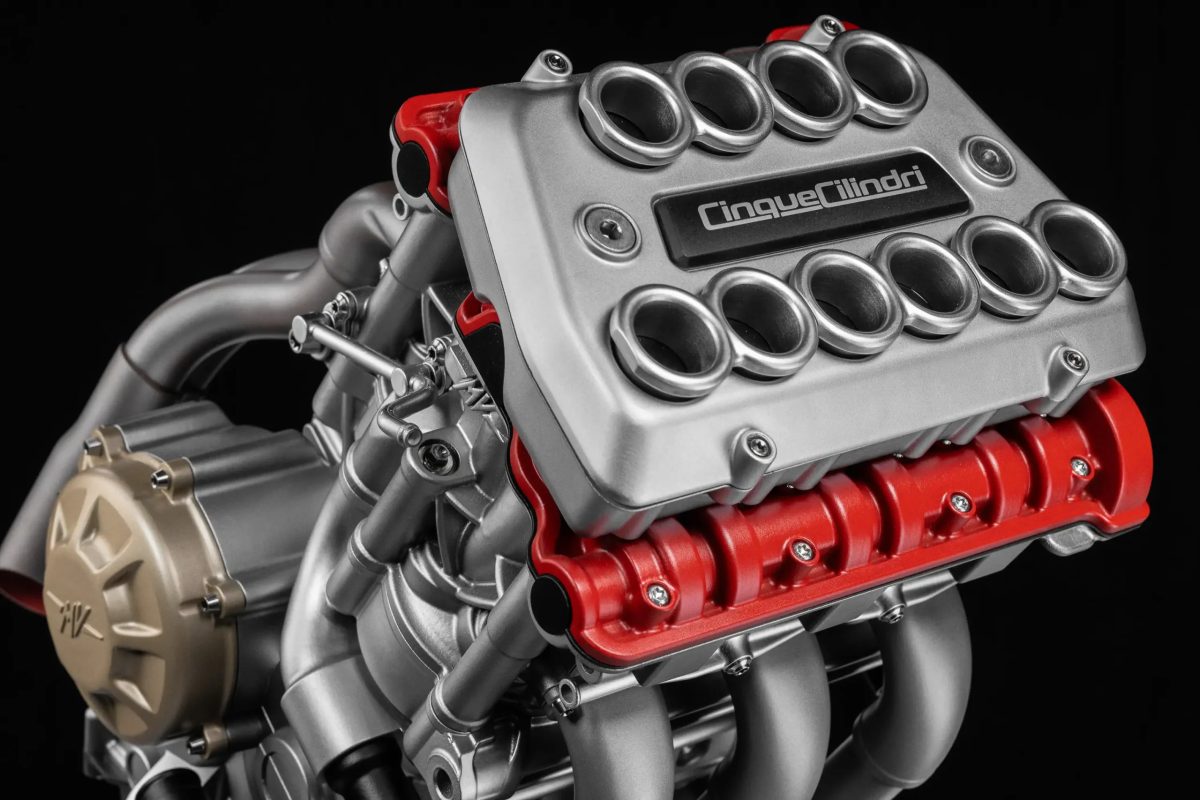 Anteprima del motore concept a 5 cilindri della MV Agusta