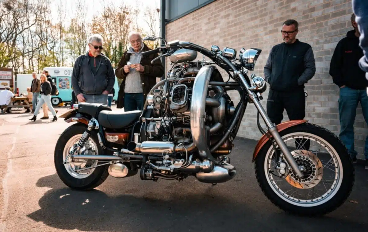 StarFire: la folle moto con motore radiale costruita su una terrazza ...